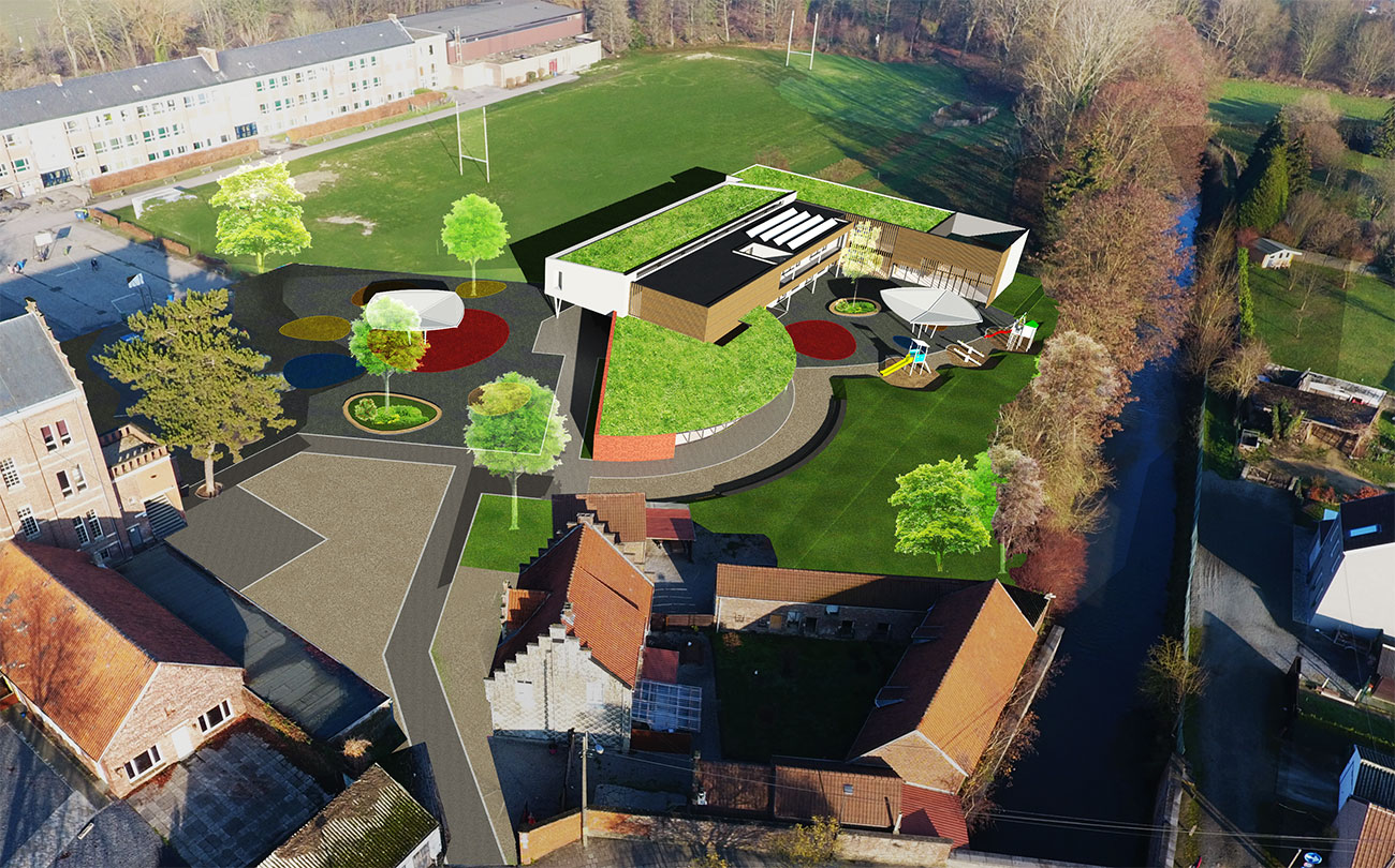 Collège Notre Dame à Basse-Wavre – bureau AR&A
